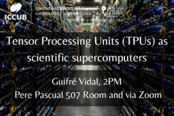 Tensor Processing Units (TPUs) as scientific supercomputers | ICCUB